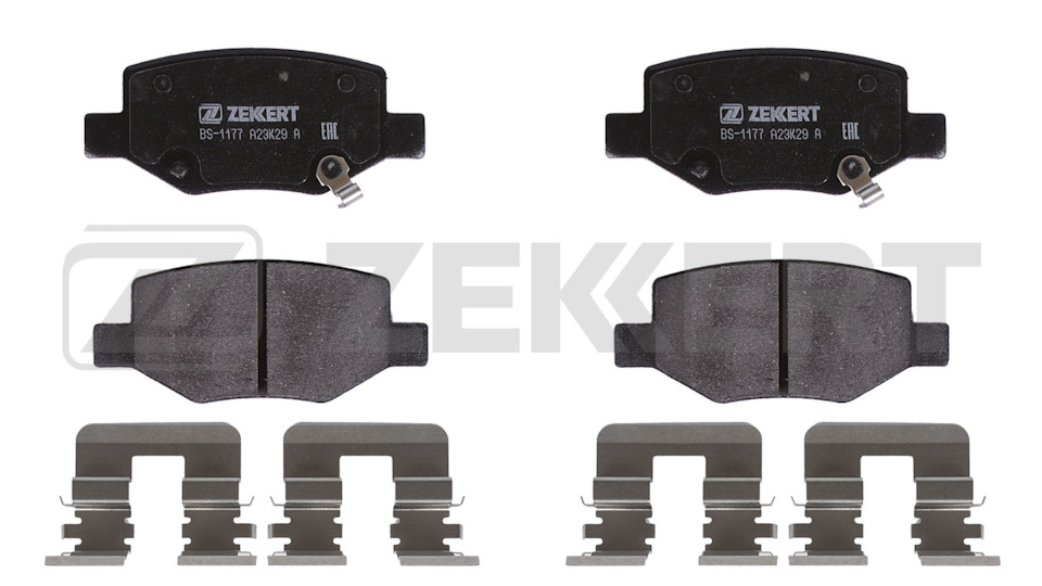 BS1177 Тормозные колодки задние Geely Coolray 18- ZEKKERT | Запчасти на ...