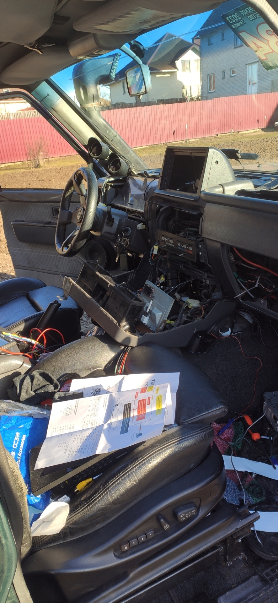 Магнитола 9.5дюймов — Nissan Patrol GR I (Y60), 2,8 л, 1989 года ...