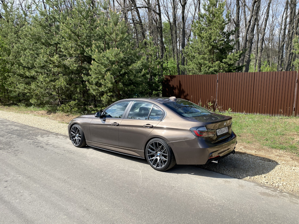 Задний бампер M-pack. — BMW 3 series (F30), 2 л, 2013 года | тюнинг ...