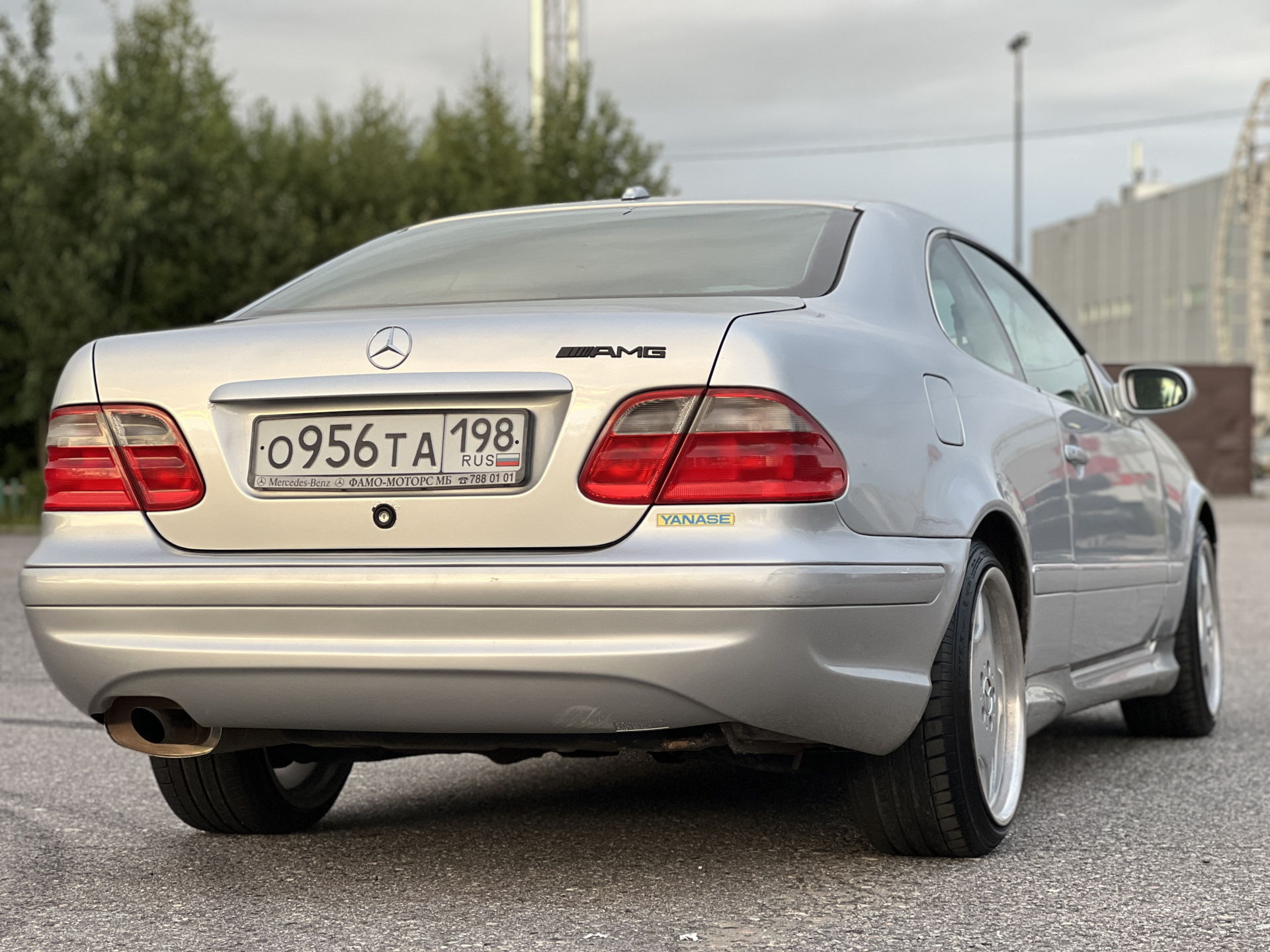 Monoblock AMG Spoke 5 на CLK W208 — Mercedes-Benz CLK (W208), 3,2 л ...