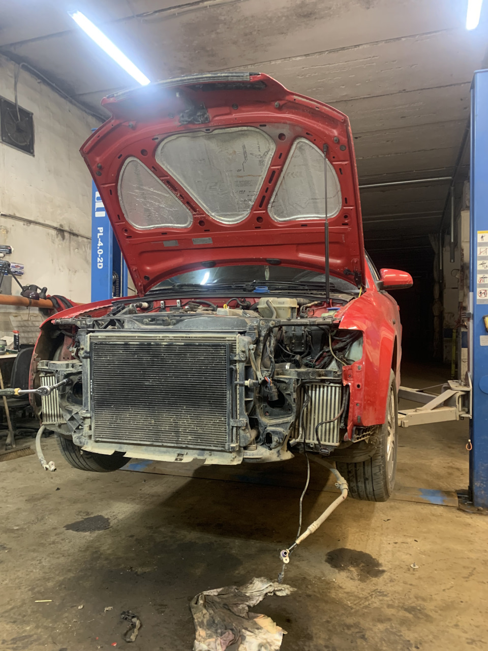 Замена ремня ГРМ Audi a4 b6 1.8T — Audi A4 (B6), 1,8 л, 2003 года ...
