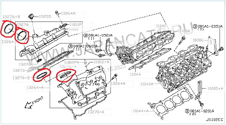 68 — замена сальников моторчиков VVEL. — Nissan Patrol (Y62), 5,6 л ...