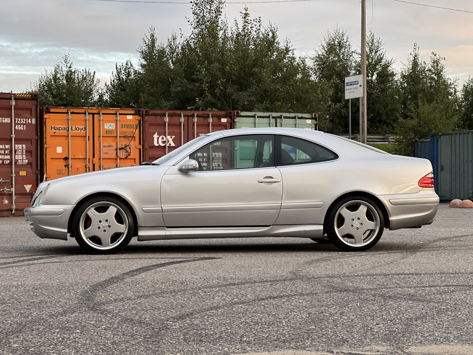 Monoblock AMG Spoke 5 на CLK W208 — Mercedes-Benz CLK (W208), 3,2 л ...