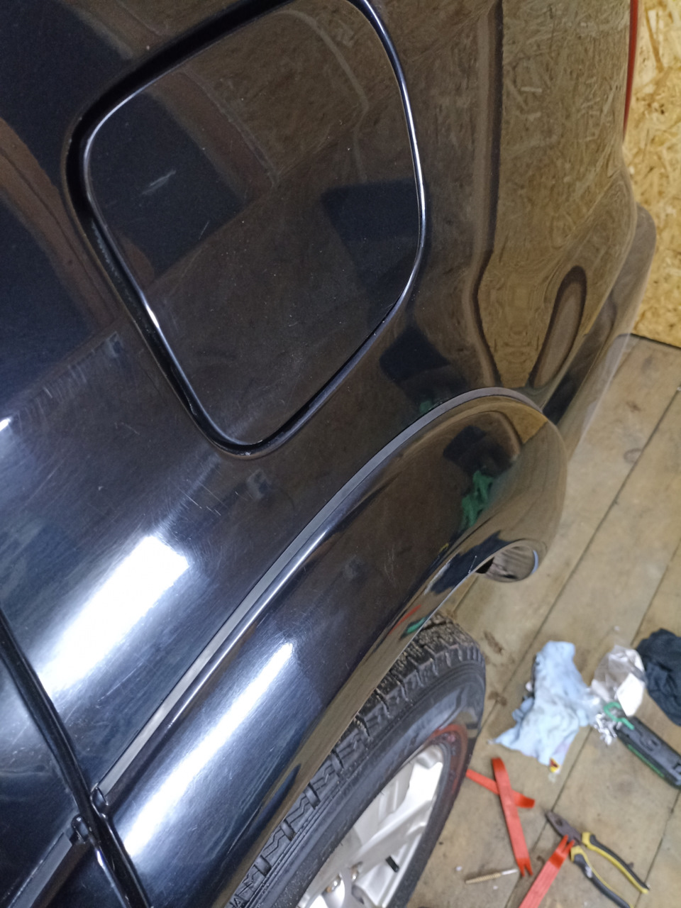 Мойка и редактирование фендеров — Toyota RAV4 (II), 2 л, 2003 года ...