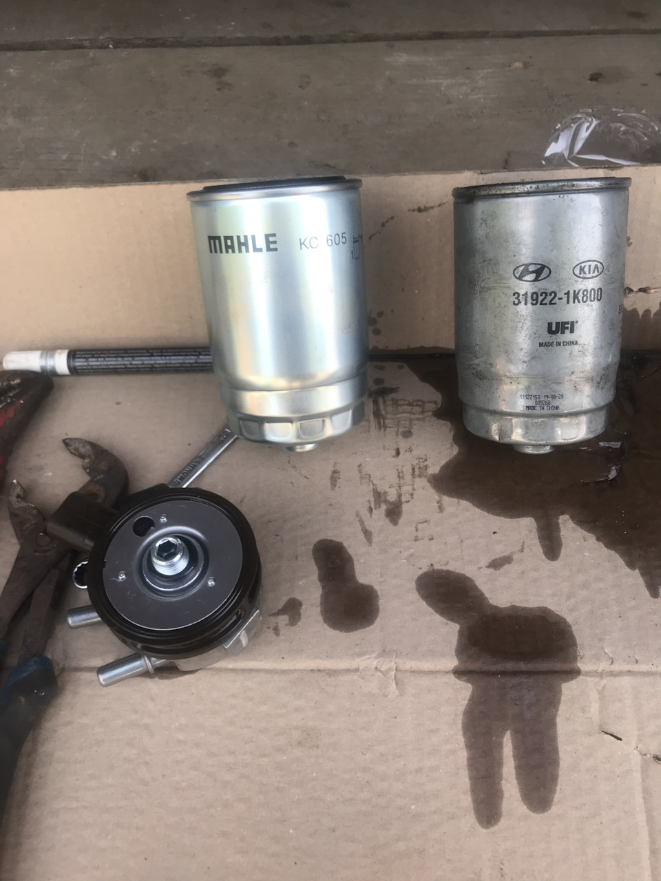 319221K800 Фильтр топливный (дизель) KIA HYUNDAI | Запчасти на DRIVE2