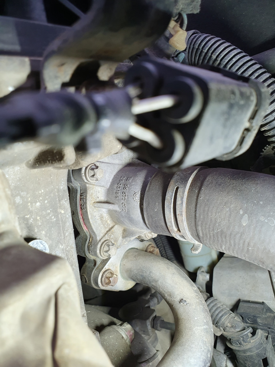 55577072 Термостат, охлаждающая жидкость GM | Запчасти на DRIVE2