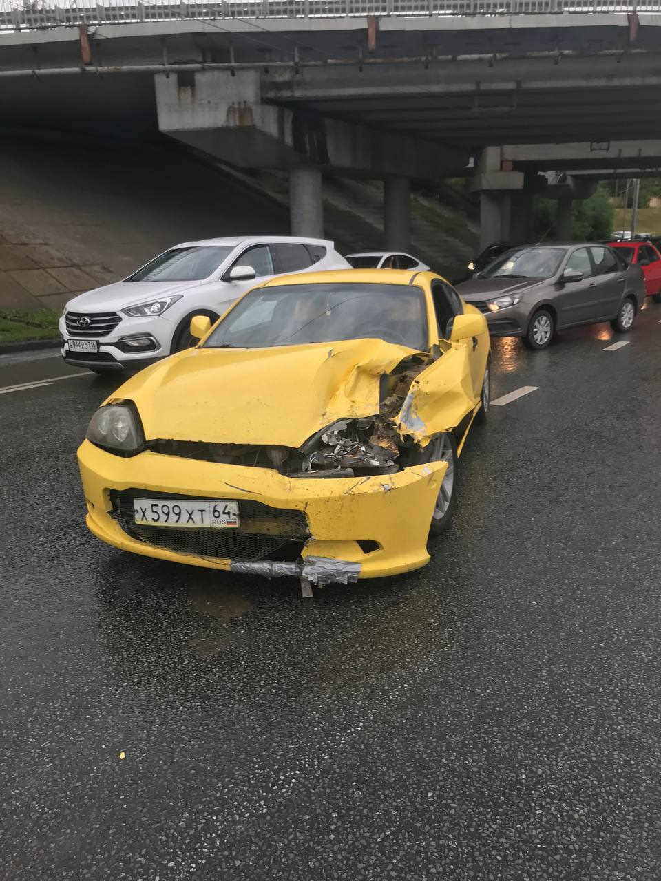 Печальное ДТП — Hyundai Coupe (GK), 2 л, 2002 года | ДТП | DRIVE2