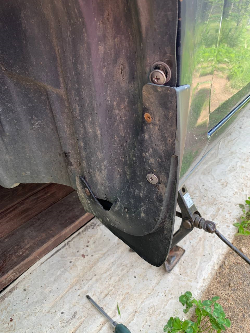 #43 Установил брызговики — Toyota Camry (XV30), 2,4 л, 2005 года ...