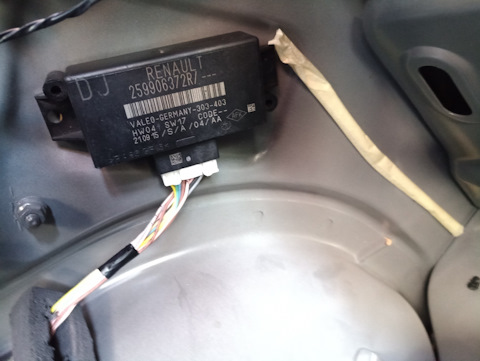 259906372R Эбу системы парковки 1222 RENAULT | Запчасти на DRIVE2