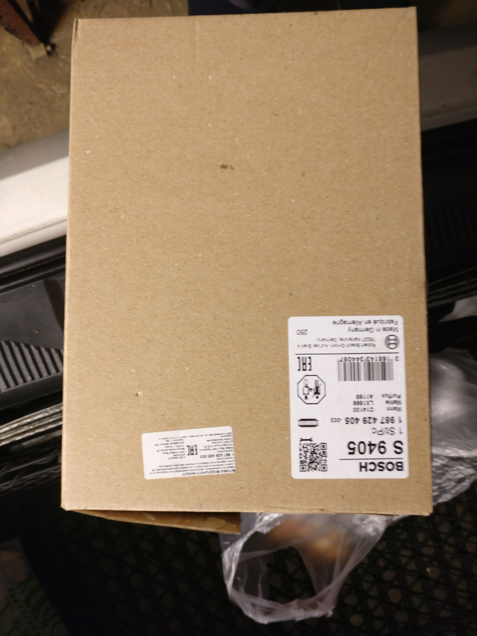 1987429405 Воздушный фильтр BOSCH | Запчасти на DRIVE2