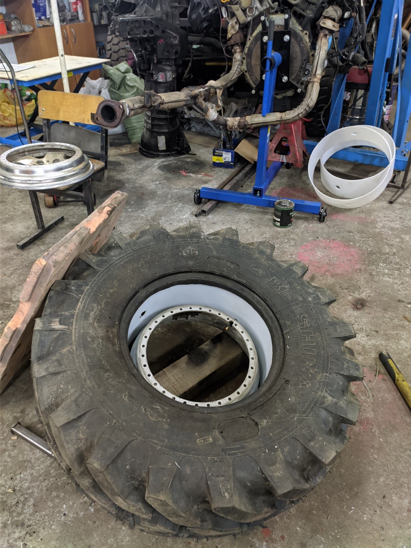 Сборка колес с трубой — Nissan Patrol (K160), 3 л, 1992 года | тюнинг | DRIVE2