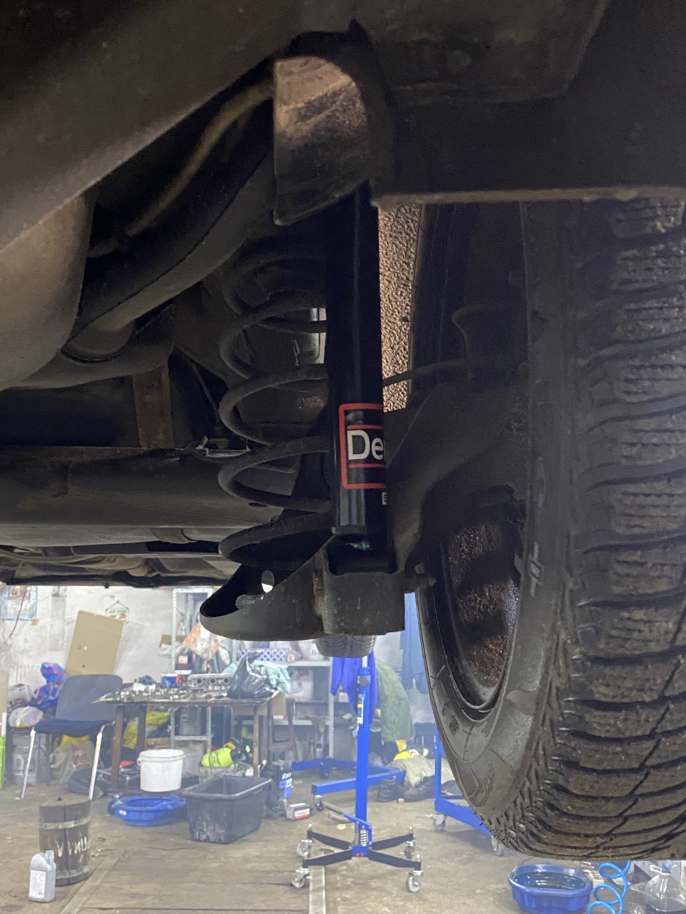 Замена масла в коробке и стойки с занижением -50 Demfer — Volkswagen ...