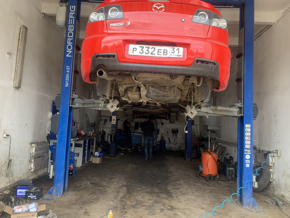 Ремонт задний подвески — Mazda 3 (1G) BK, 2 л, 2006 года | другое | DRIVE2