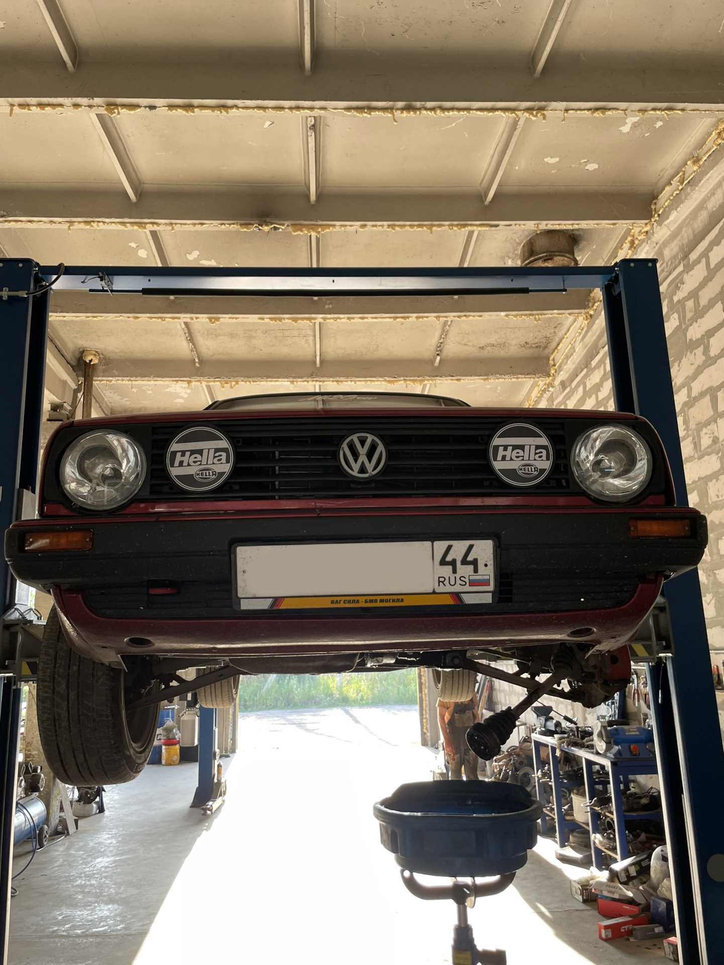 #7 замена левого сальника вала (шруса) — Volkswagen Golf Mk2, 1,8 л ...