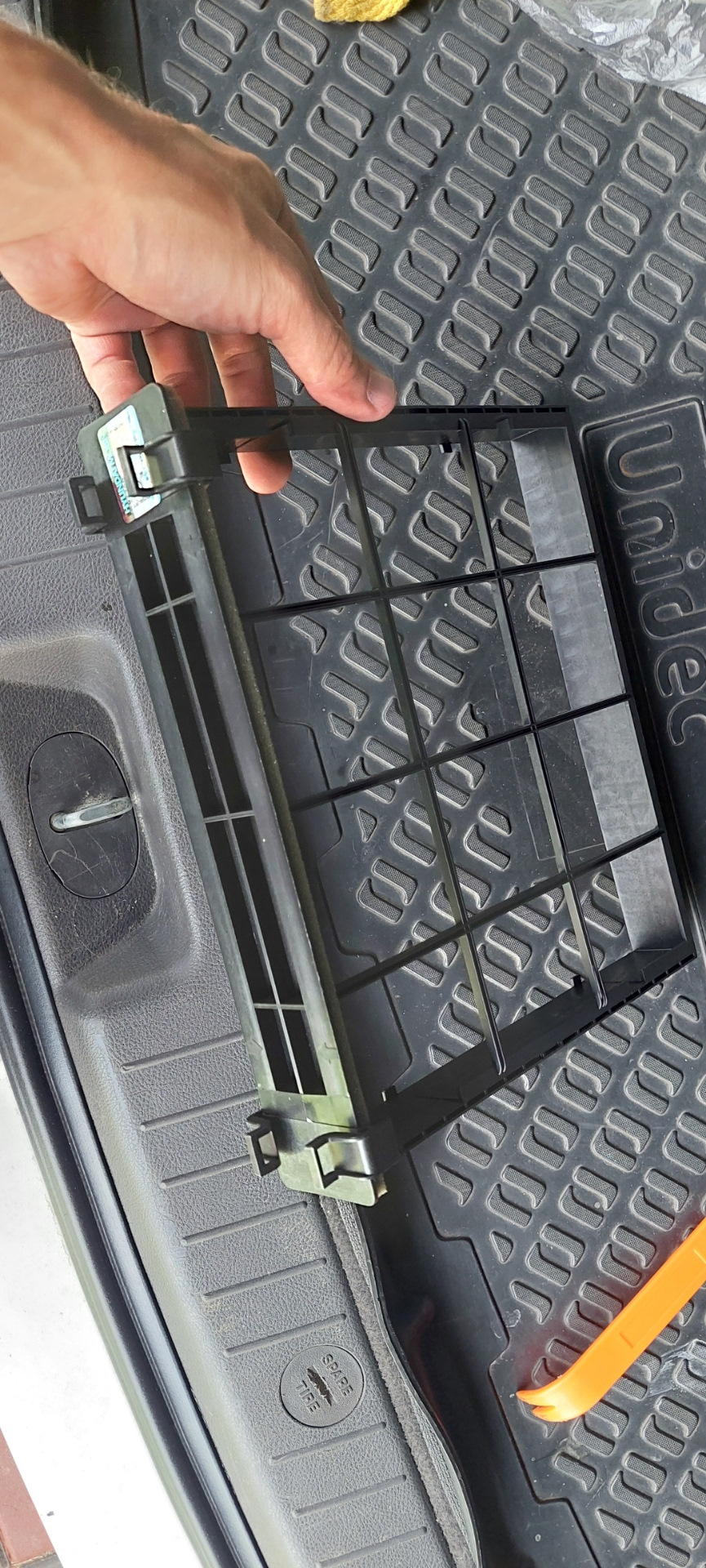 Рамка салонного фильтра — Hyundai Santa Fe (2G), 2,2 л, 2010 года ...