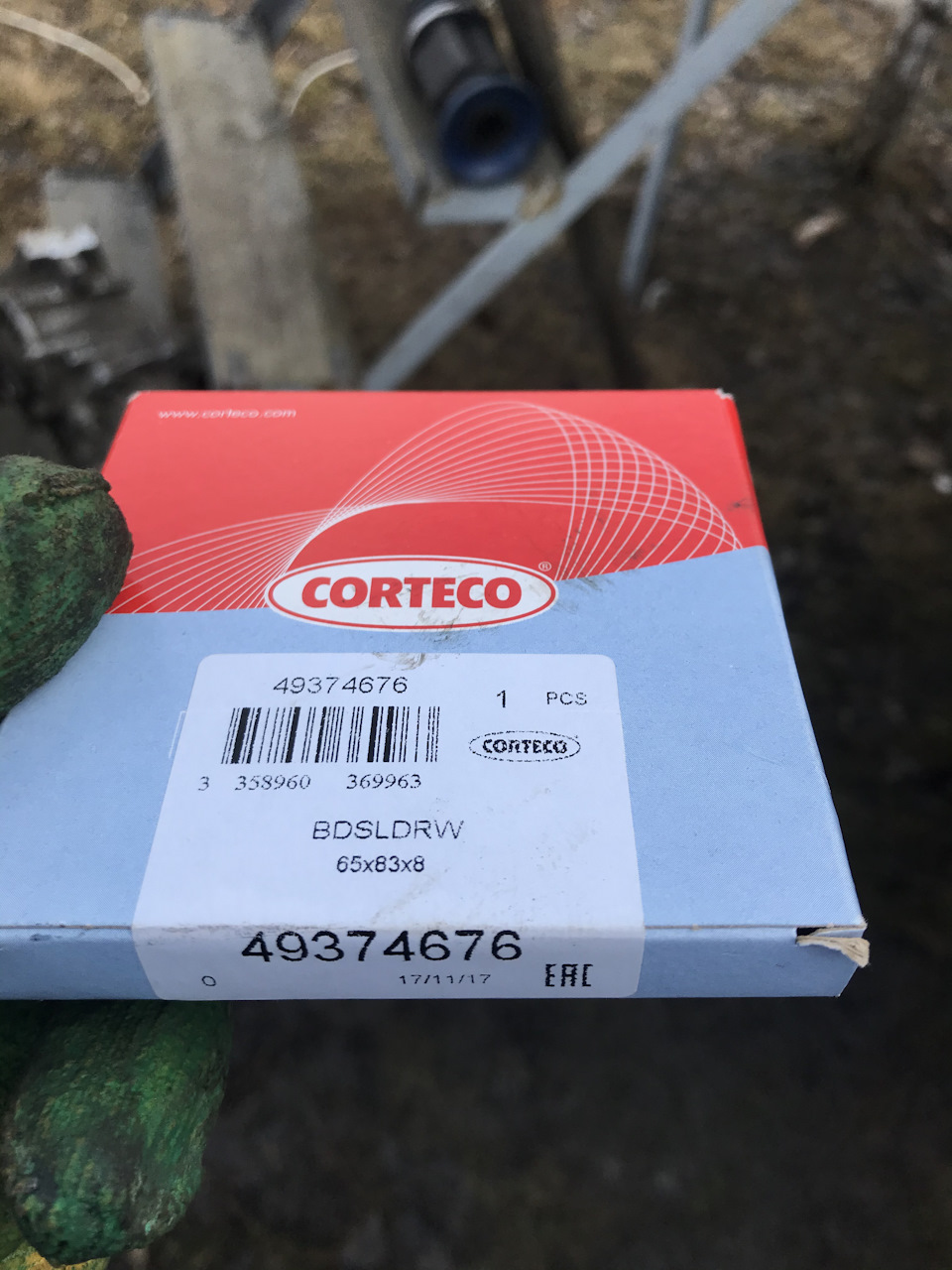 49374676 Уплотняющее кольцо, дифференциал CORTECO | Запчасти на DRIVE2