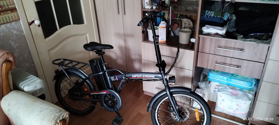 Электровелосипед HIPER ENGINE FOLD X2 Делимся опытом эксплуатации. — Сообщество «Электробайки и ...