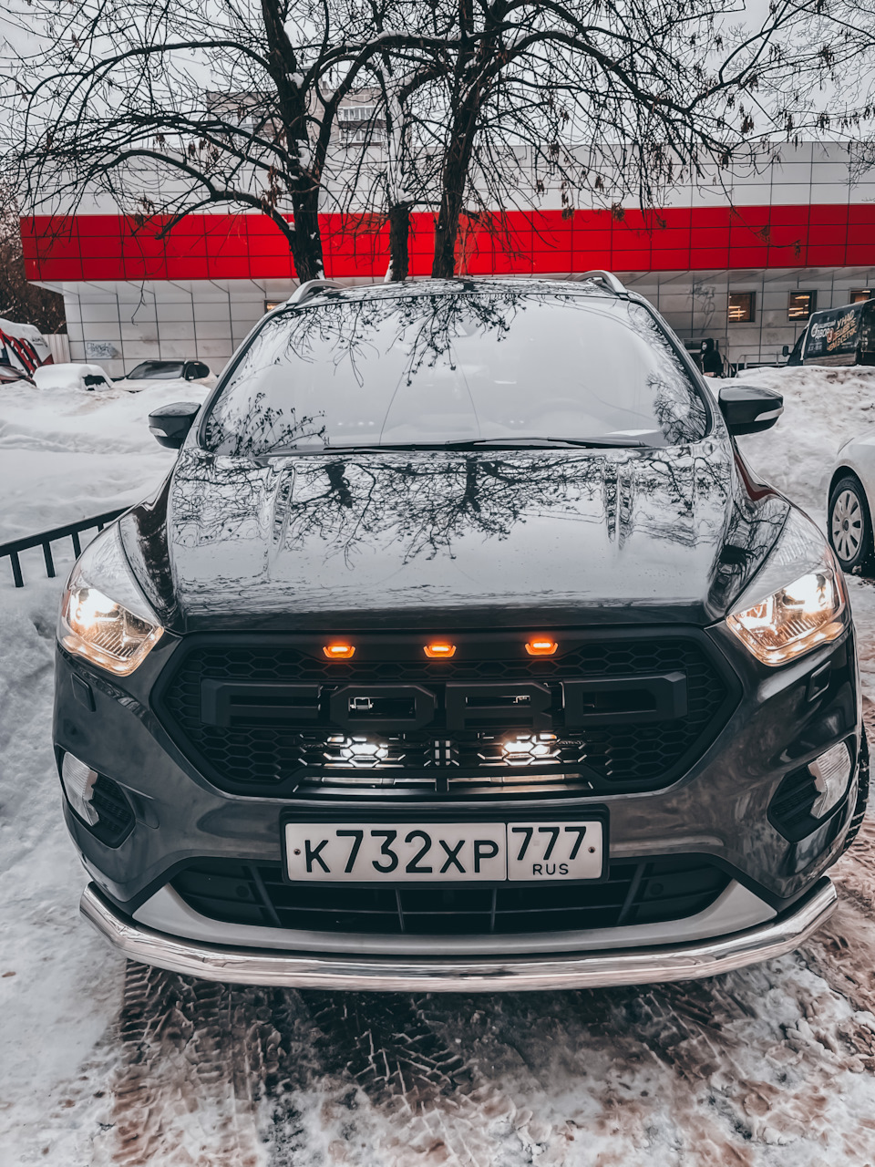 Решетка Raptor +ФСО — Ford Kuga (2G), 1,5 л, 2017 года | тюнинг | DRIVE2