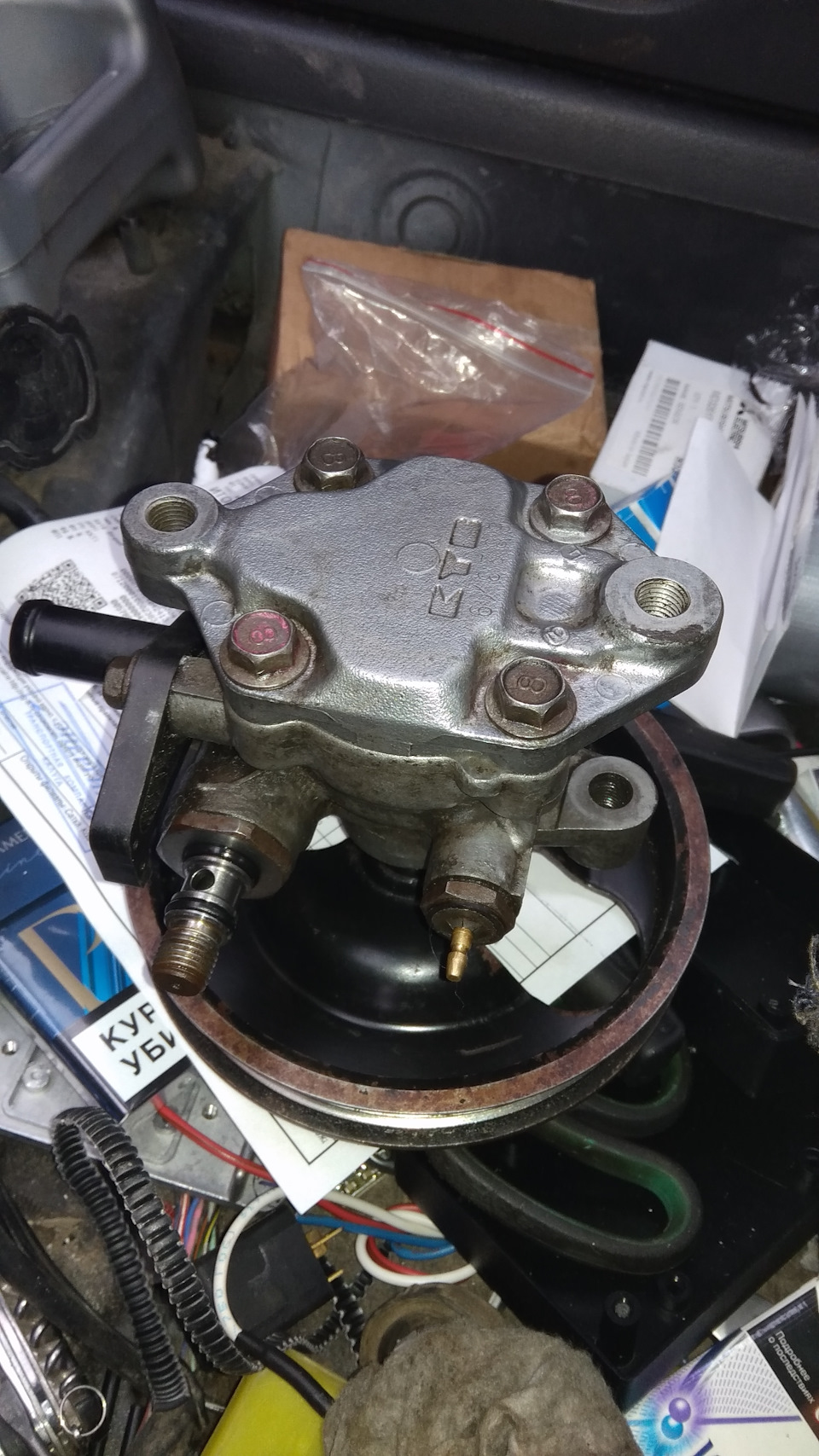 Лечим переднюю подвеску — Mitsubishi Lancer X, 2 л, 2008 года | визит ...