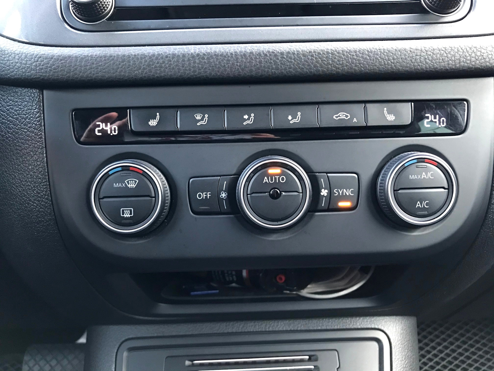 Отображение скорости вентилятора климат контроля в режиме AUTO на PQ35 ...