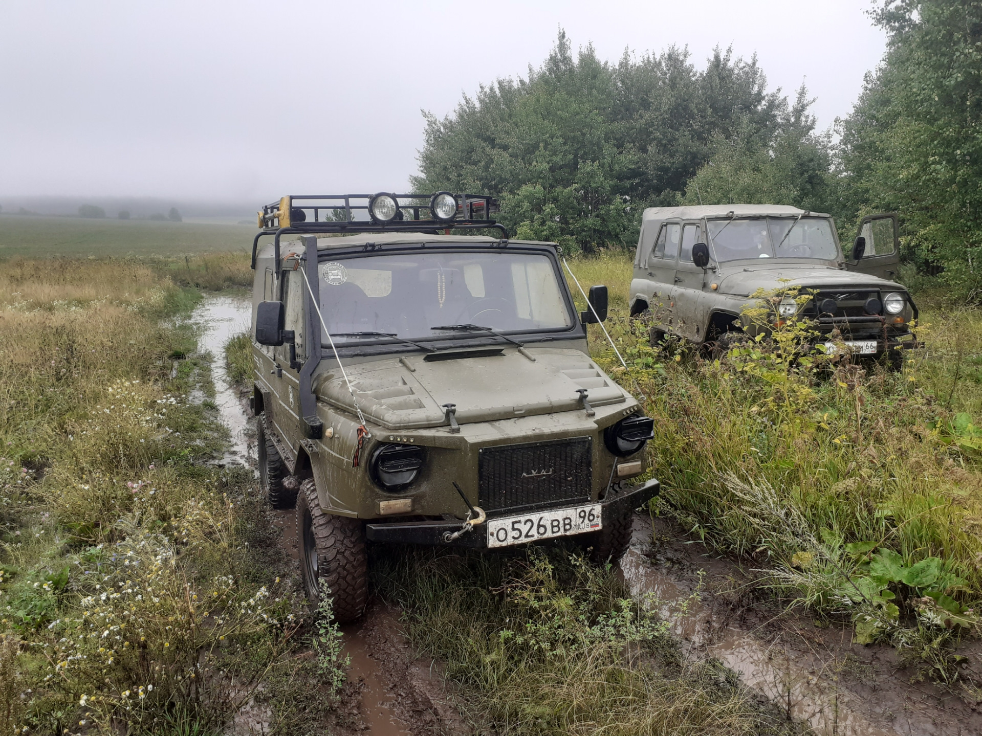 Прокатились по лайту в паре с УАЗом — ЛуАЗ 969, 1,5 л, 1990 года | покатушки | DRIVE2