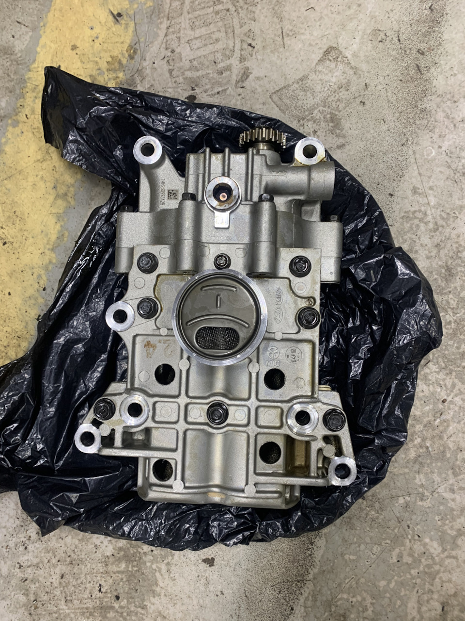 Установка комплекта масляного насоса от G4KD. Замена комплекта цепи ГРМ ...