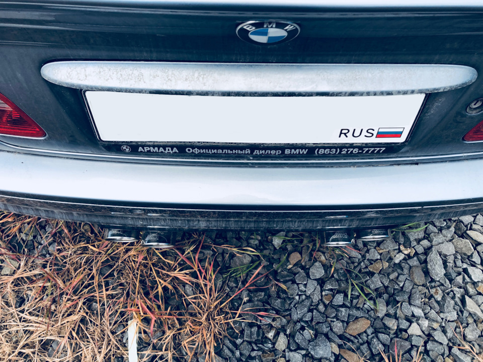 Выхлопная система для BMW E46 Turbo — BMW 3 series Coupe (E46), 2,5 л ...