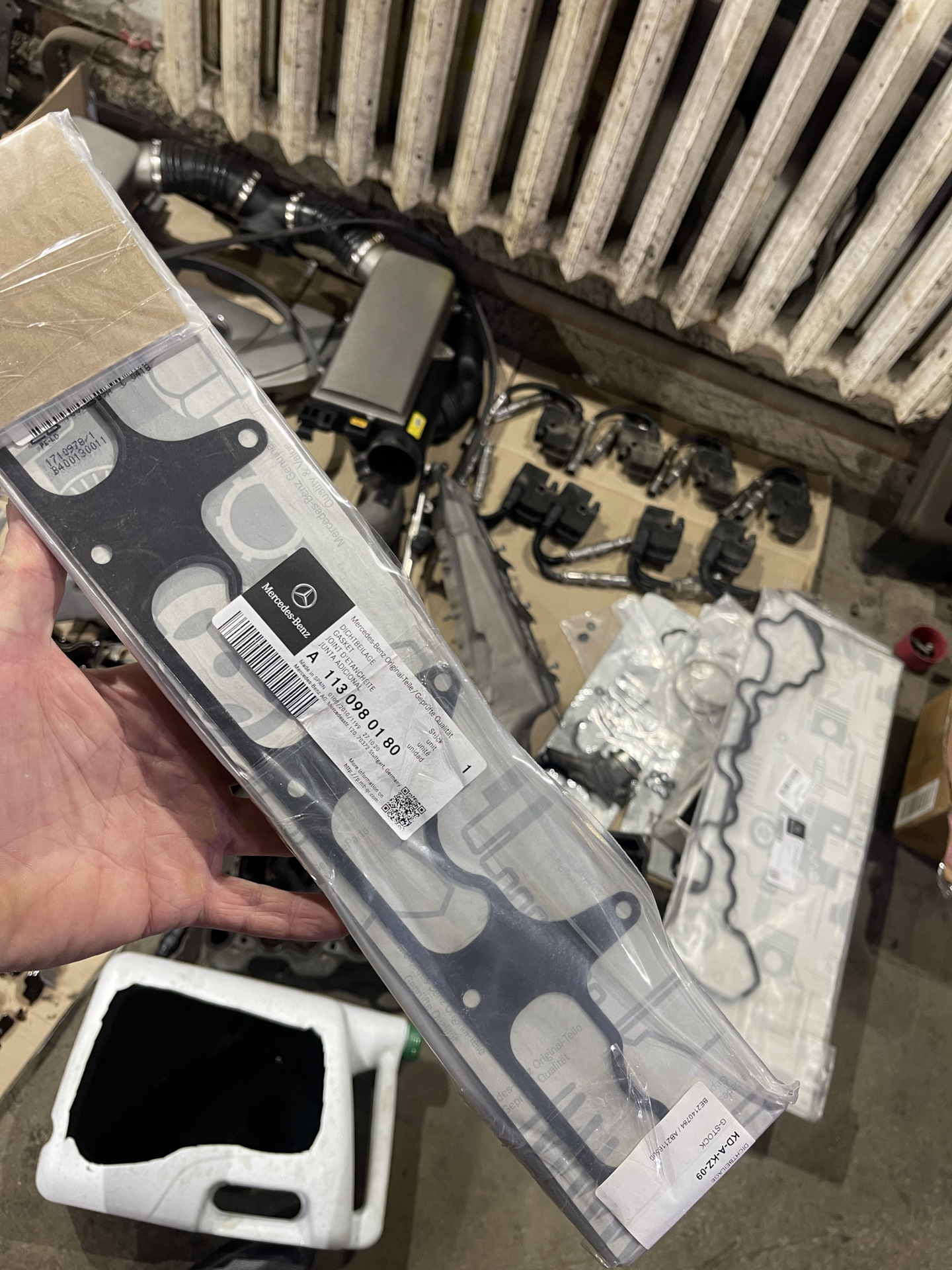 Замена прокладок клапанных крышек и.т.д — Mercedes-Benz G 55 AMG (W463 ...