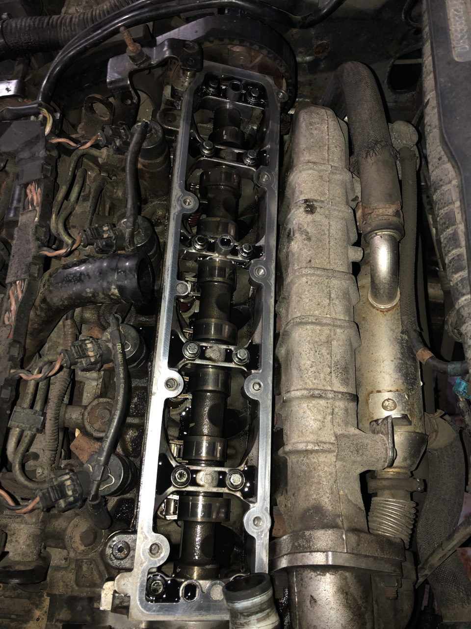 Замена масла, фильтров, прокладки клапанной крышки. — Peugeot 406, 2 л ...