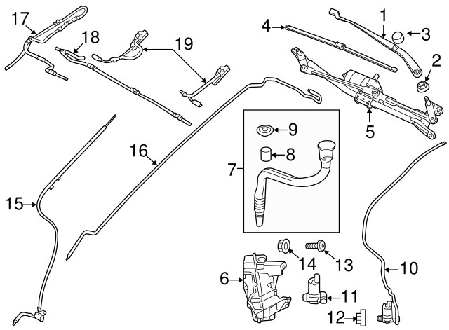 LR078304 Щетка стеклоочистителя Jaguar Land Rover | Запчасти на DRIVE2
