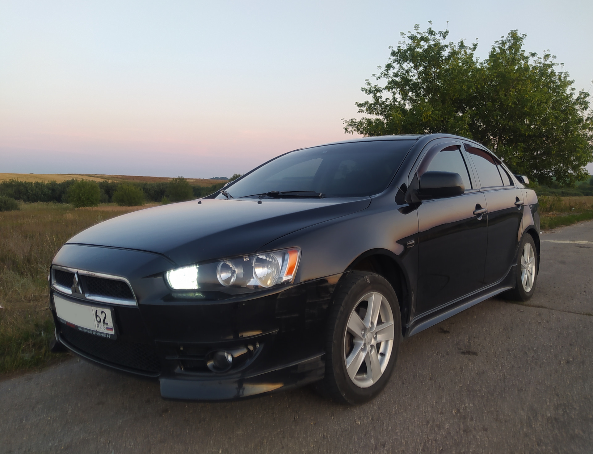 Тонировка — Mitsubishi Lancer X, 2 л, 2008 года | стайлинг | DRIVE2