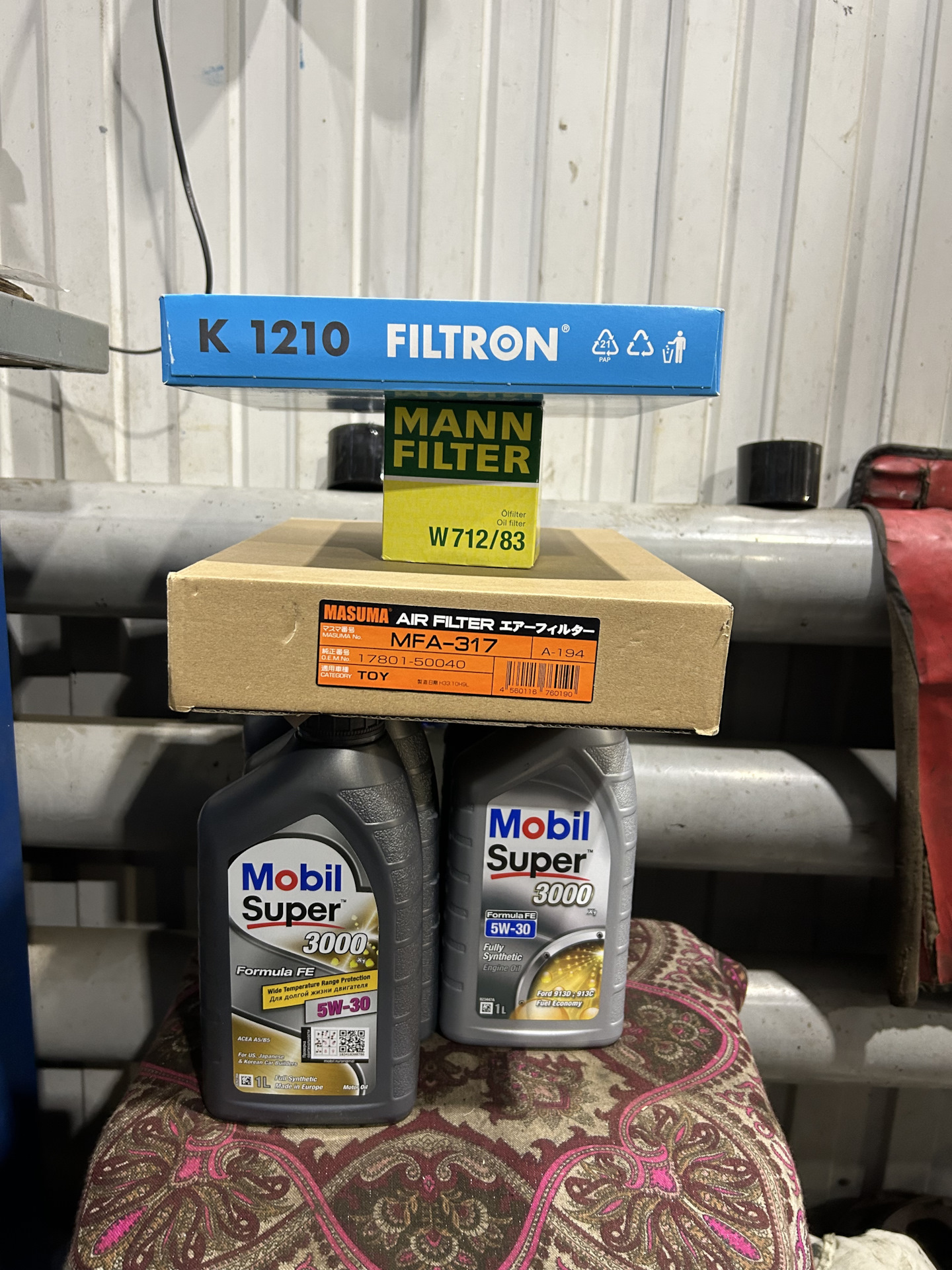 Замена масла в двигателе, фильтров. Шприцевание. — Toyota Land Cruiser Prado 150-series, 2,7 л ...