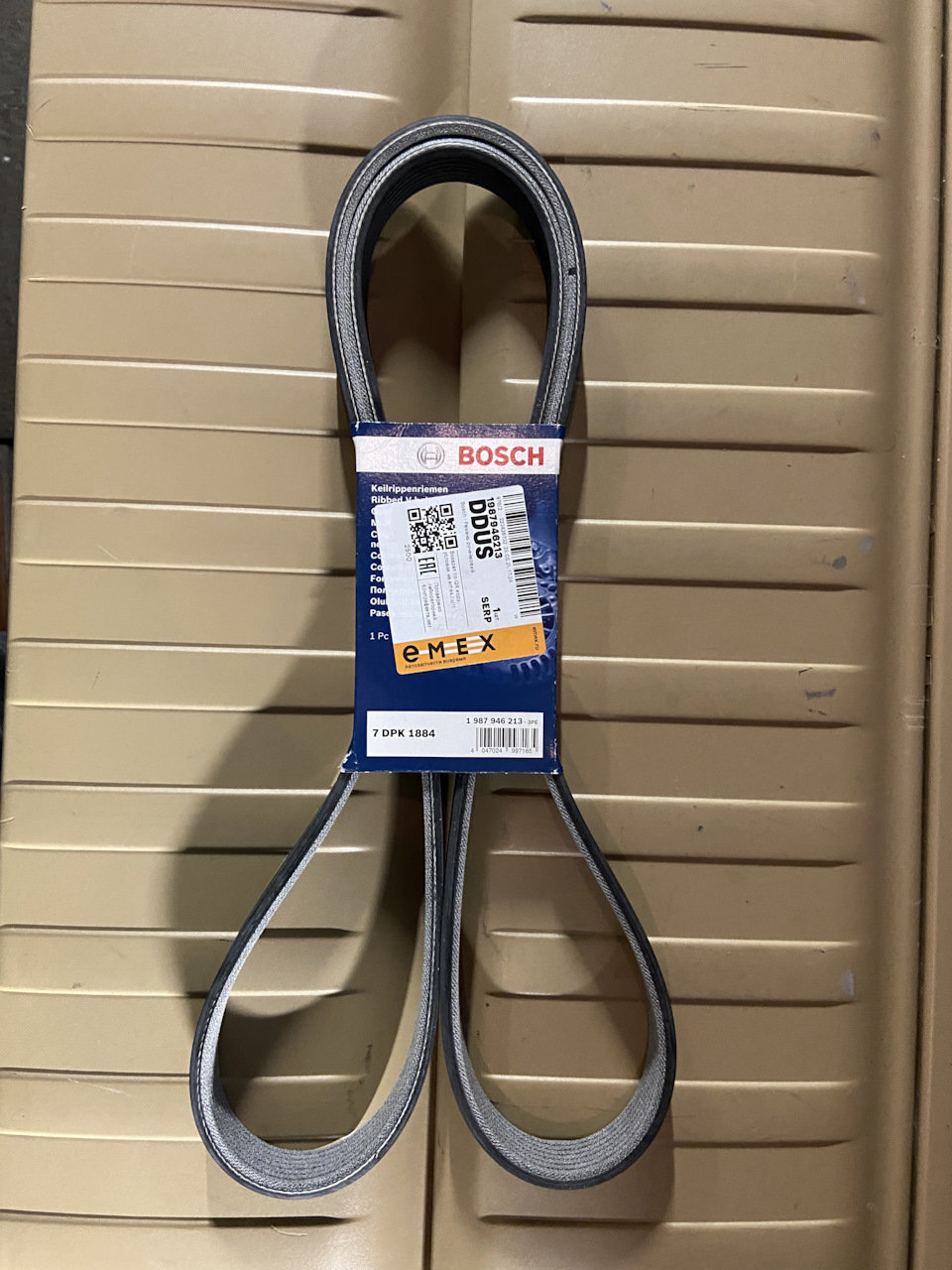 1987946213 ПОЛИКЛИНОВЫЙ РЕМЕНЬ BOSCH | Запчасти на DRIVE2