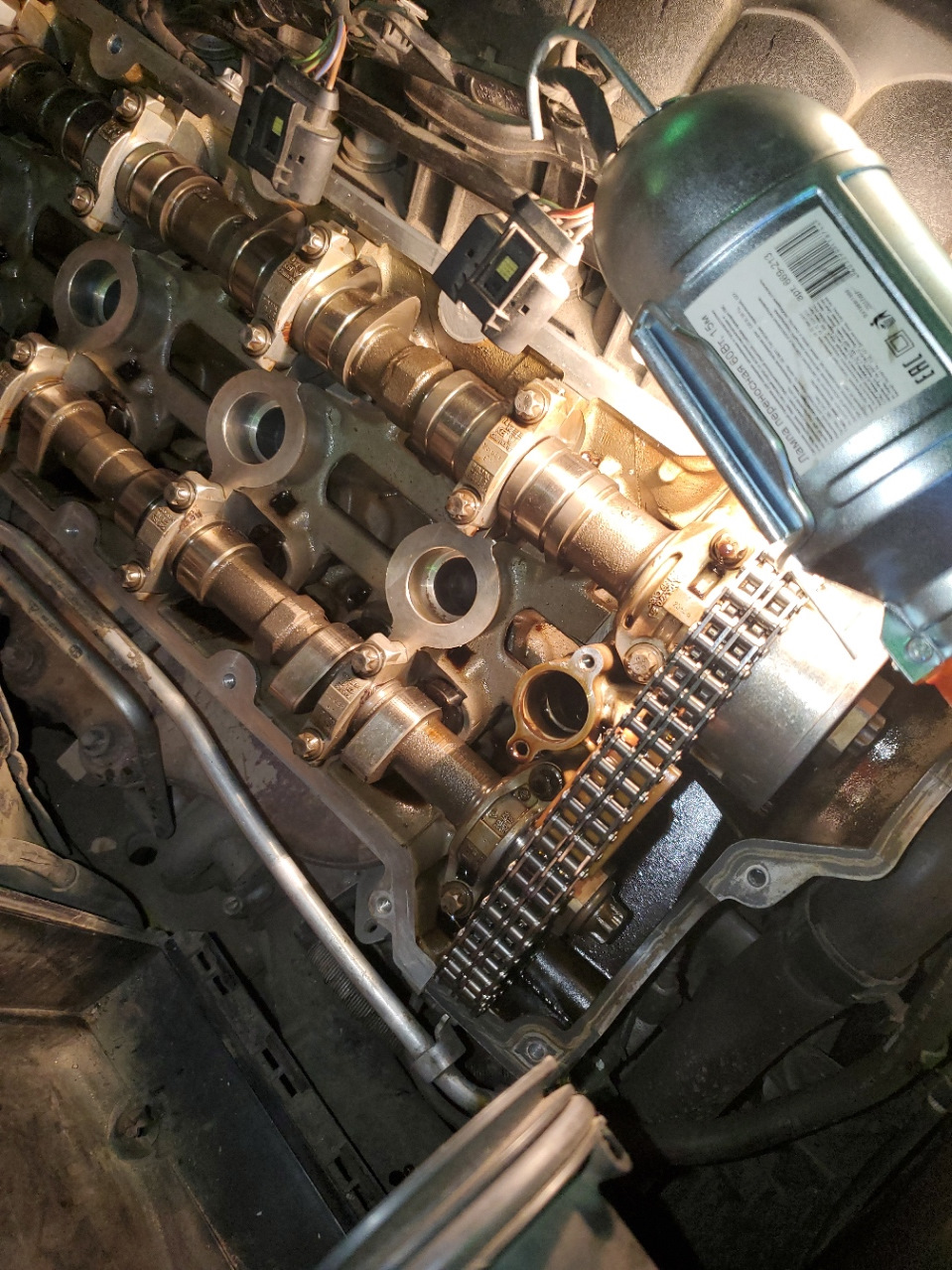 Замена клапанов изменения фаз ГРМ — Porsche Cayenne (2G) 958, 4,8 л ...