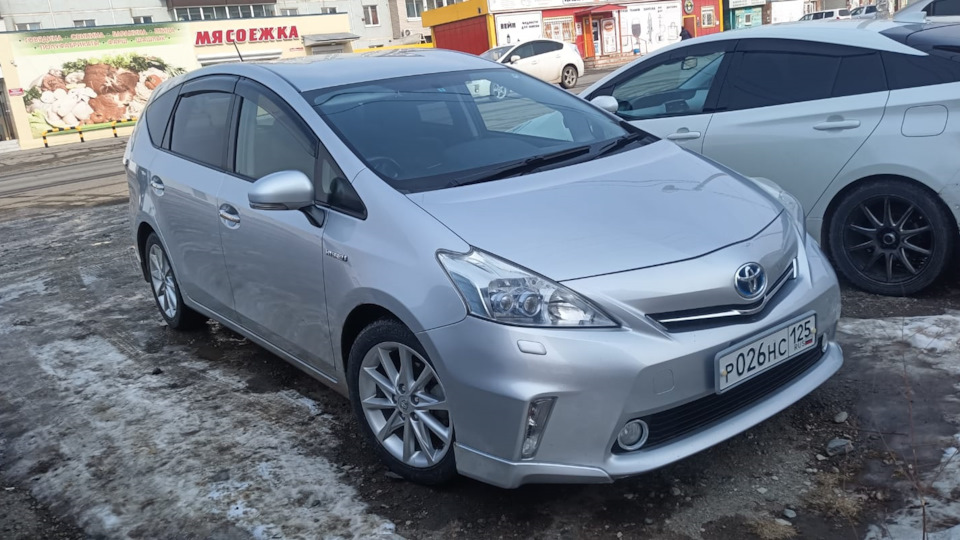 Toyota Prius Alpha 1.8 гибридный 2013 | Alpha самка на DRIVE2