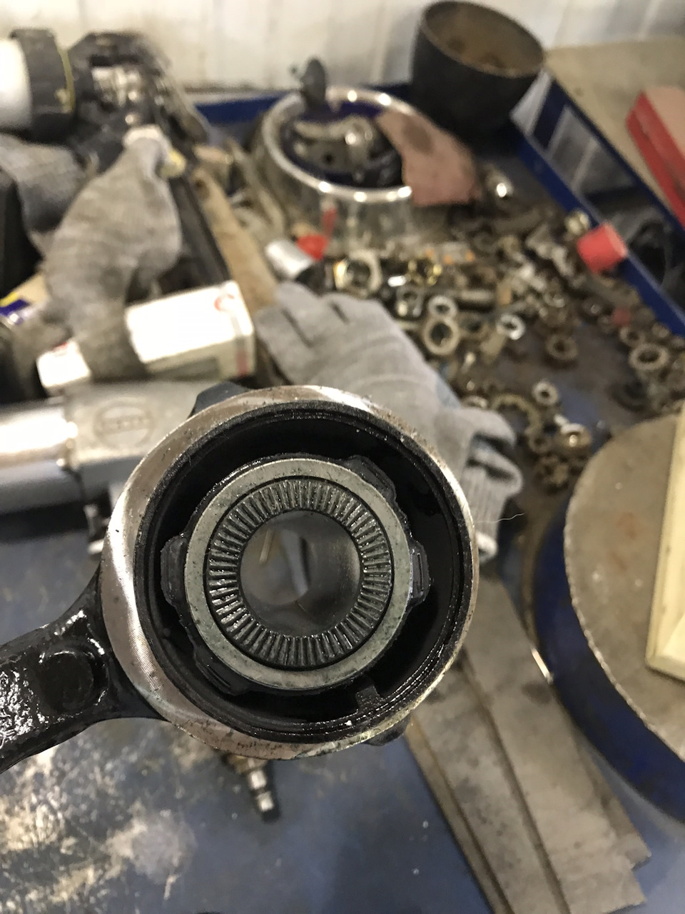 Замена передней ходовки — Lexus LS (USF40/41), 4,6 л, 2011 года | визит ...