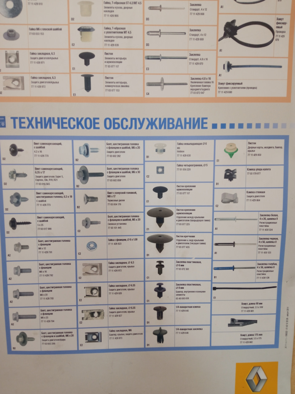 7703602059 Болт м6-30 8-8 RENAULT | Запчасти на DRIVE2