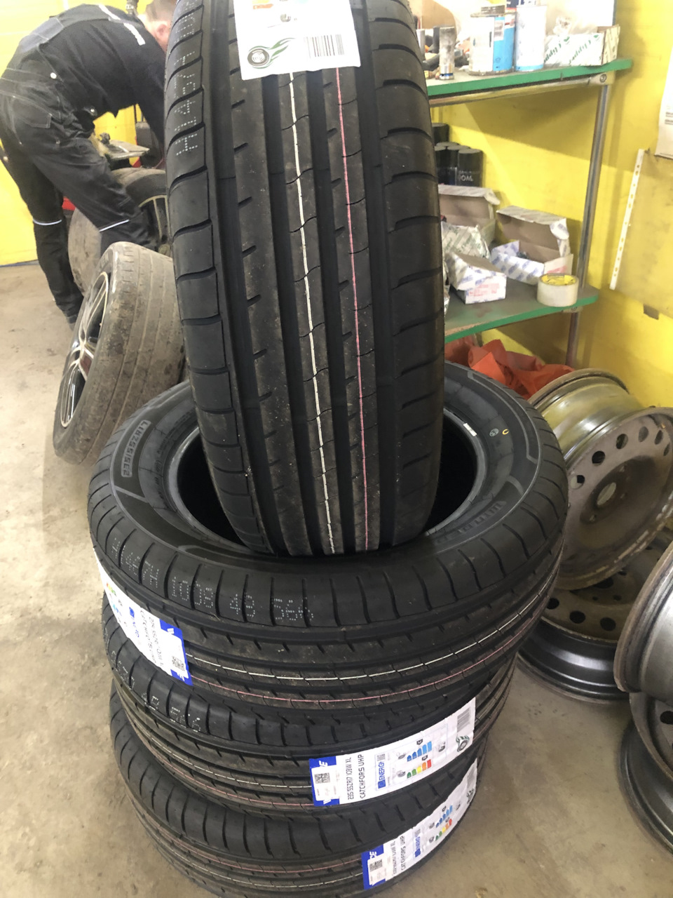 Выбор сделан! Новые летние шины Windforce Catchfors UHP 235/55 ZR17 103W XL — Volkswagen ...