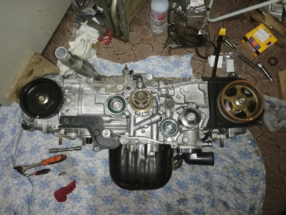 Вскрытие и ремонт контрактного ej202 ч.2 — Subaru Impreza (GD/GG), 1,5 ...