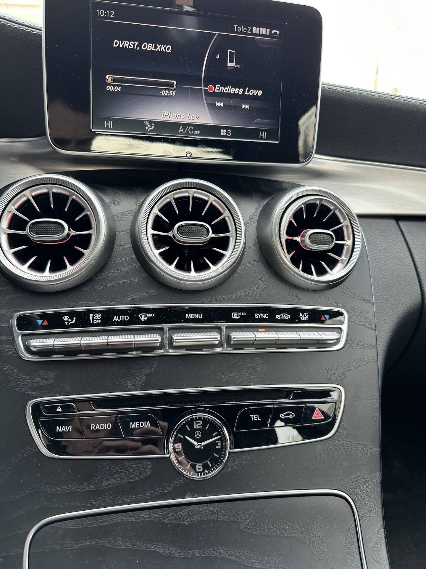 Аналоговые часы — Mercedes-Benz C-Class (W205), 1,6 л, 2014 года ...