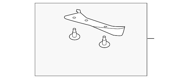 LR057831 Комплект воздушного дефлектора Jaguar Land Rover | Запчасти на ...