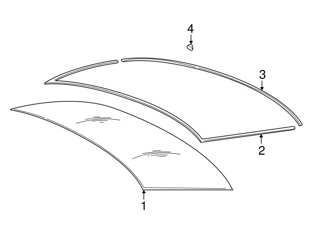 51317057415 Щиток заднего стекла BMW | Запчасти на DRIVE2