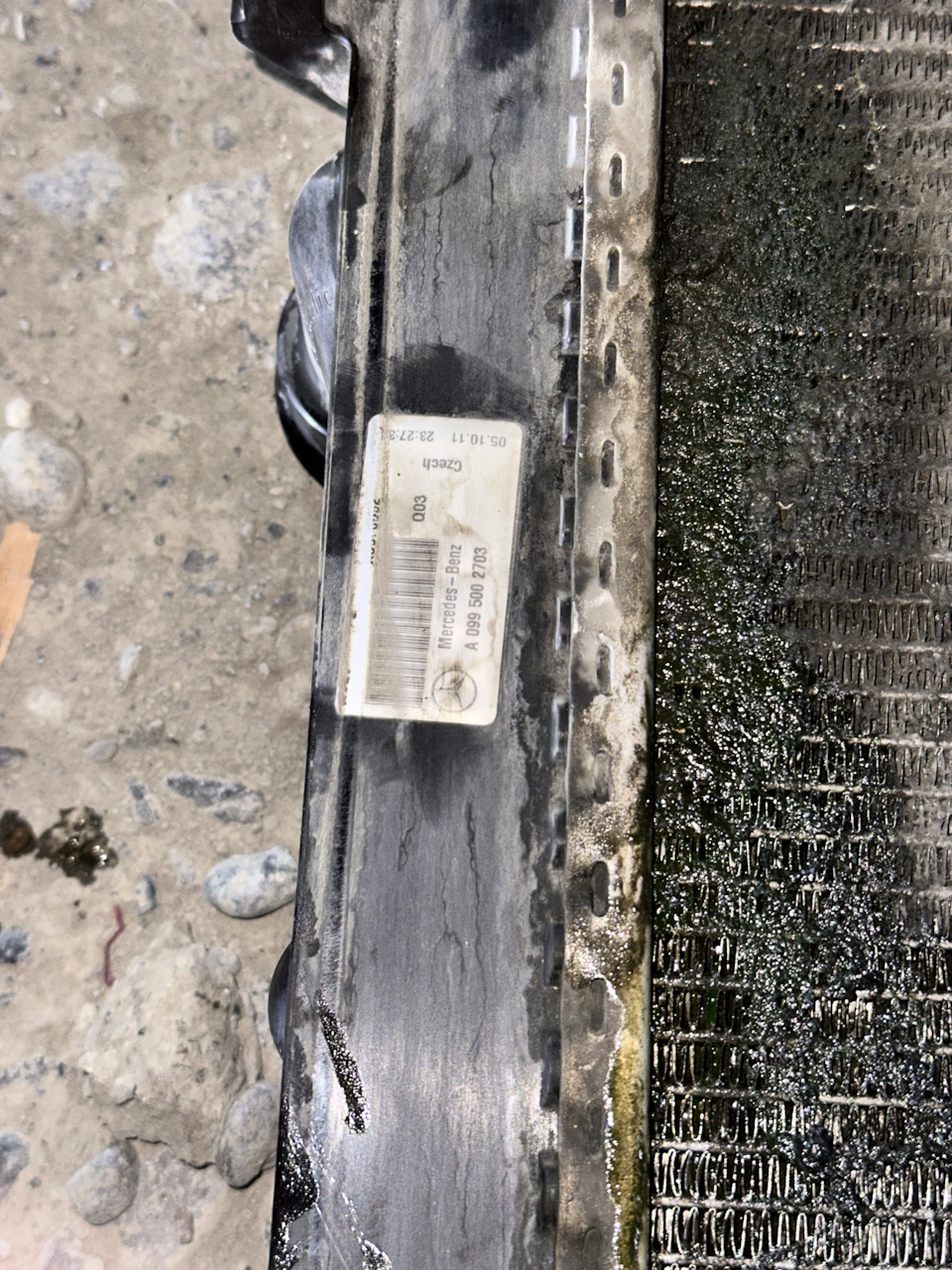 A0995002703 Радиатор C-CLASS W204 11-/E-CLASS W212 12- Mercedes ...