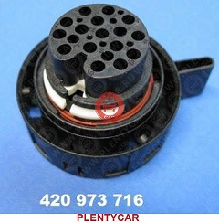 420973716 Корпус круглого разъ VAG | Запчасти на DRIVE2