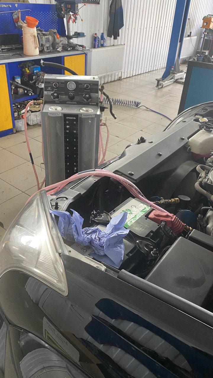 Замена масла, промывка системы охлаждения, замена антифриза — Toyota ...