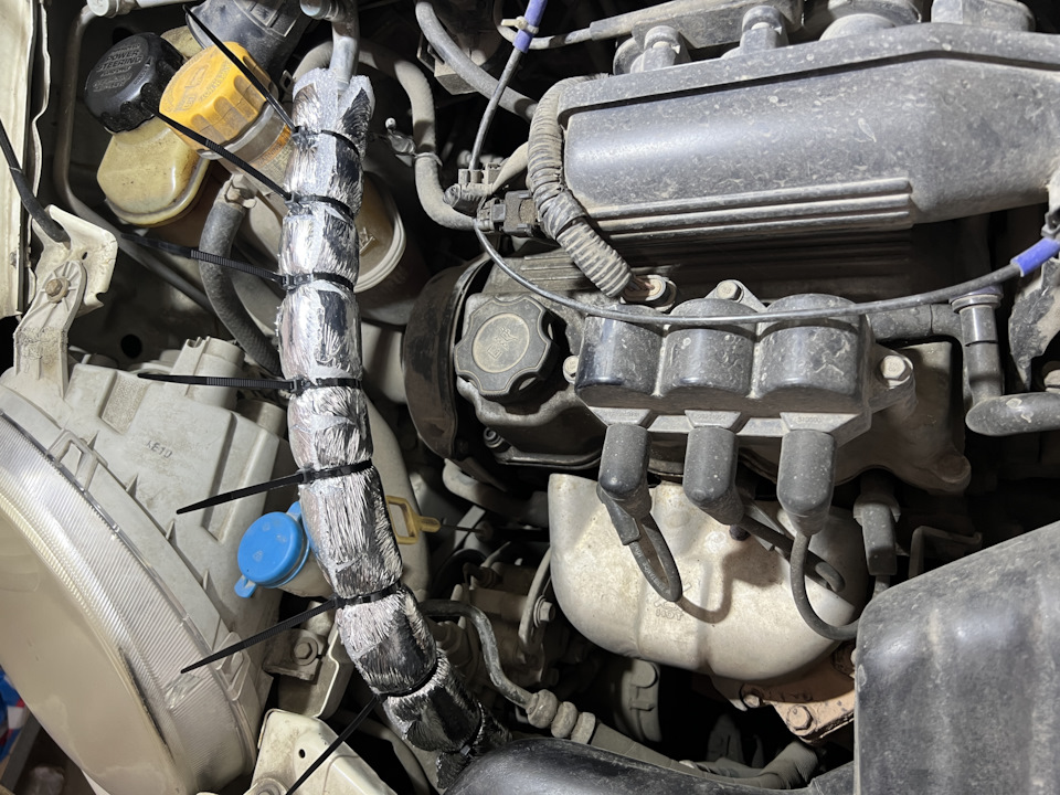 Утеплитель трубки кондиционера. — Daewoo Matiz (M100, M150), 0,8 л ...