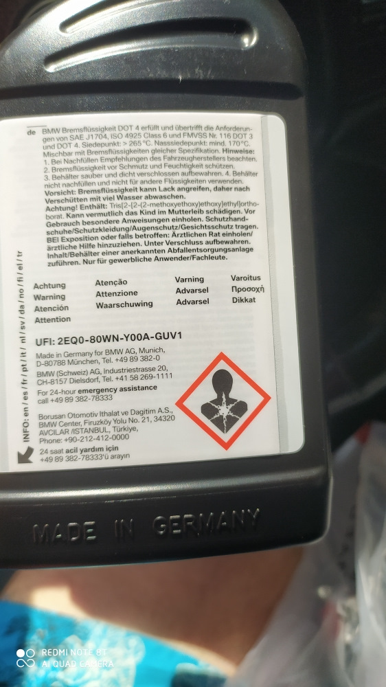 Замена тормозной жидкости BMW или как из-за экономии в 200р можно ...
