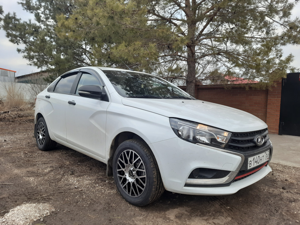 Переобулся на лето. Новые шины и диски X`trike X-125 + Hankook Ventus Prime3 — Lada Vesta (1G ...