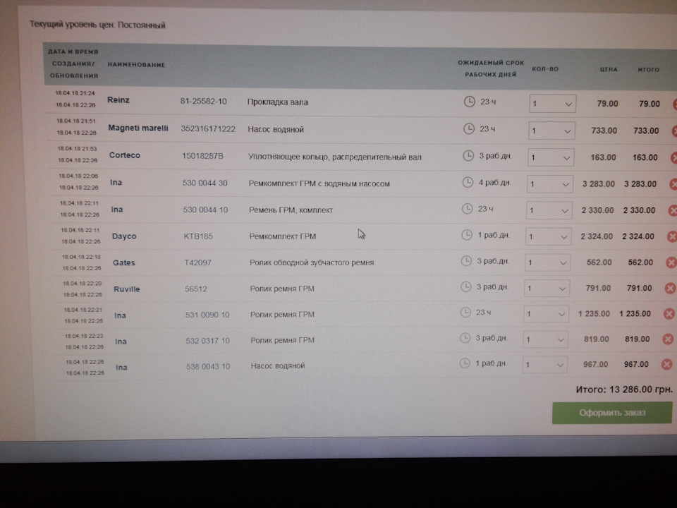 538004310 Водяной насос для охлаждения двигателя INA | Запчасти на DRIVE2