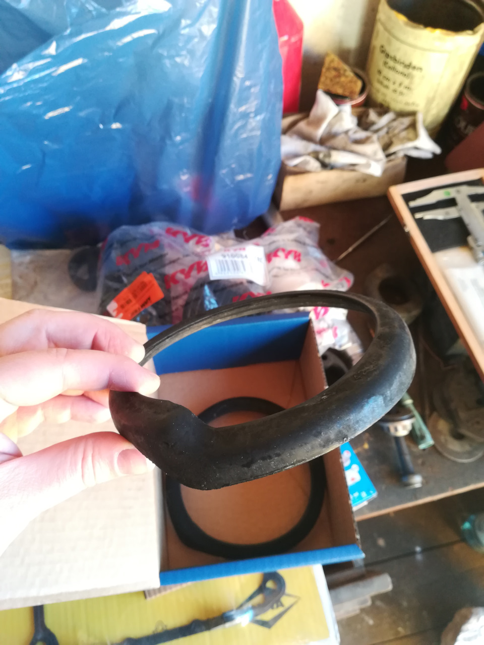 Востанавливаем переднюю подвеску.(Сложные опоры 16мм шток) Часть 1 ...